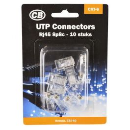CB Plug - connector RJ45 8P8C tbv UTP CAT6 - 10 stuks | Hevu Tools