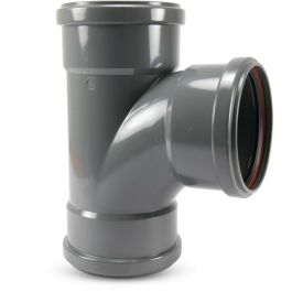 Redi riool PVC-U T-stuk 87° - Ø110 t/m Ø315 mm - SN4, KOMO/BENOR - 3x manchet | Hevu Tools