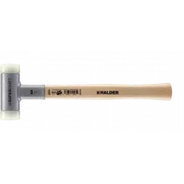Halder Supercraft kunststof hamer terugslagvrij - Ø40 mm - nylon - 3366.040 | Hevu Tools